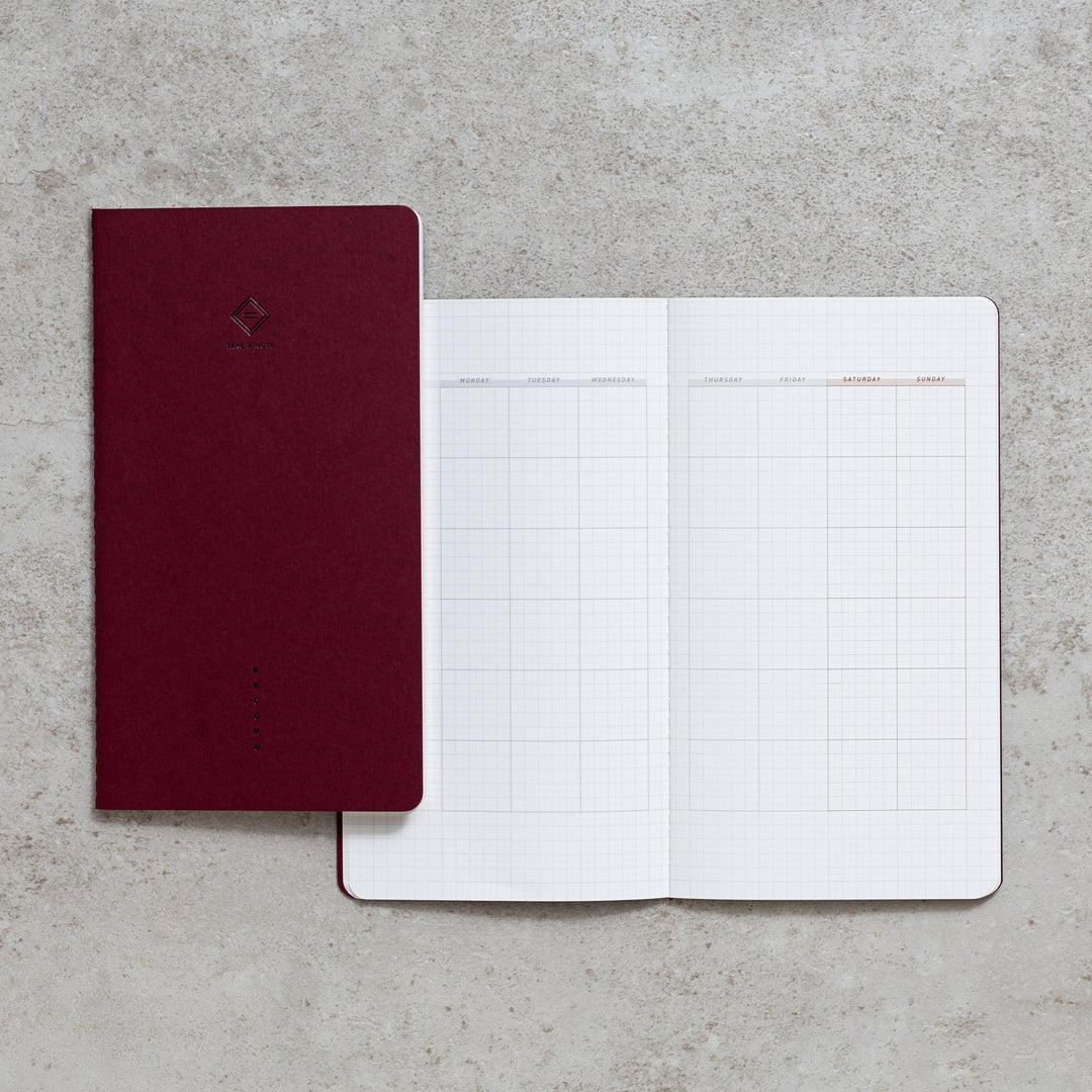 Take a Note Record Lite Undated Hybrid Monthly Planner – Smidapaper ...